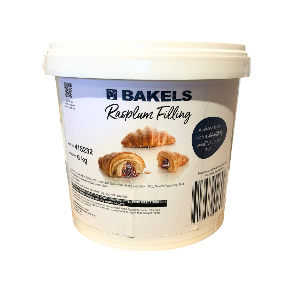 Bakels Rasplum Filling 6kg Pail - Padstow Food Service Distributors
