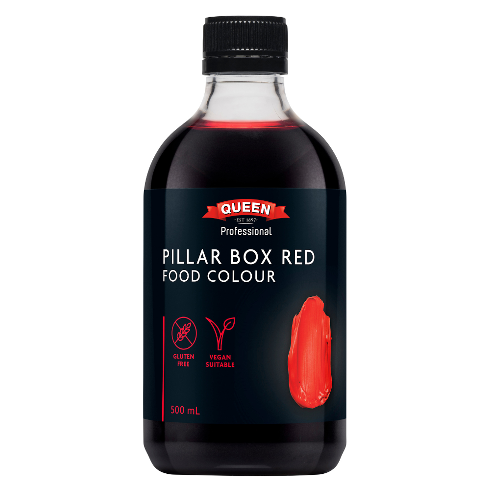 Queen Professional Pillar Box Red Food Colour 500ml - Padstow Food ...
