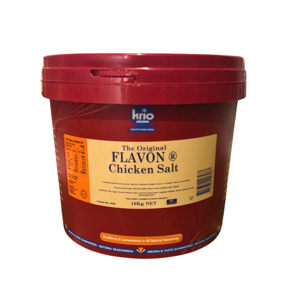 Krio Krush Original Flavon Chicken Salt 10kg - Padstow Food Service ...