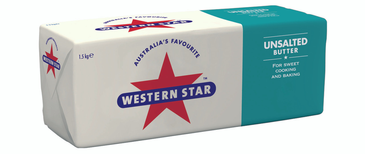 Western Star Unsalted Butter 8 x 1.5kg - Padstow Food Service Distributors