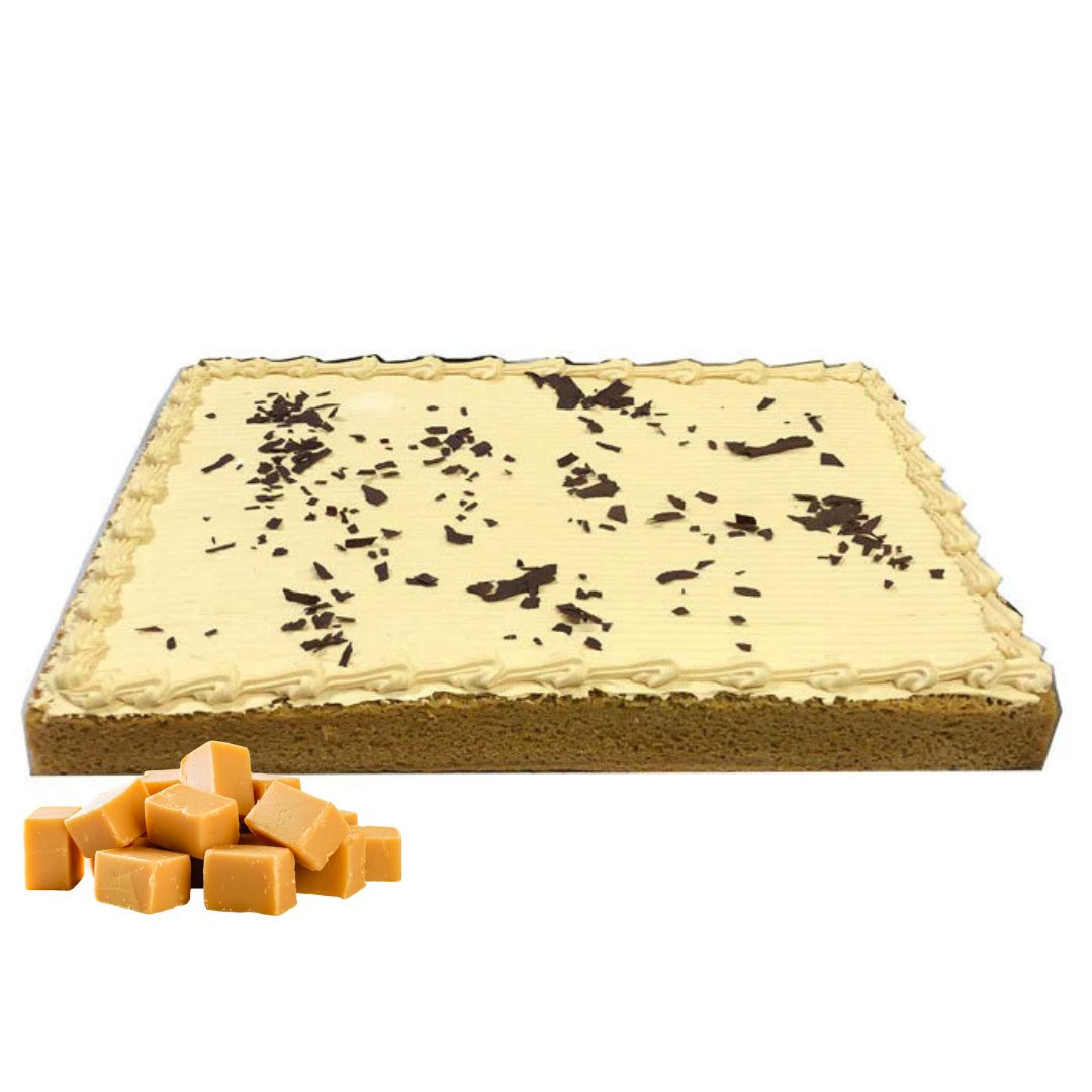 Salted Caramel Slab Cake 1.85kg - Padstow Food Service Distributors