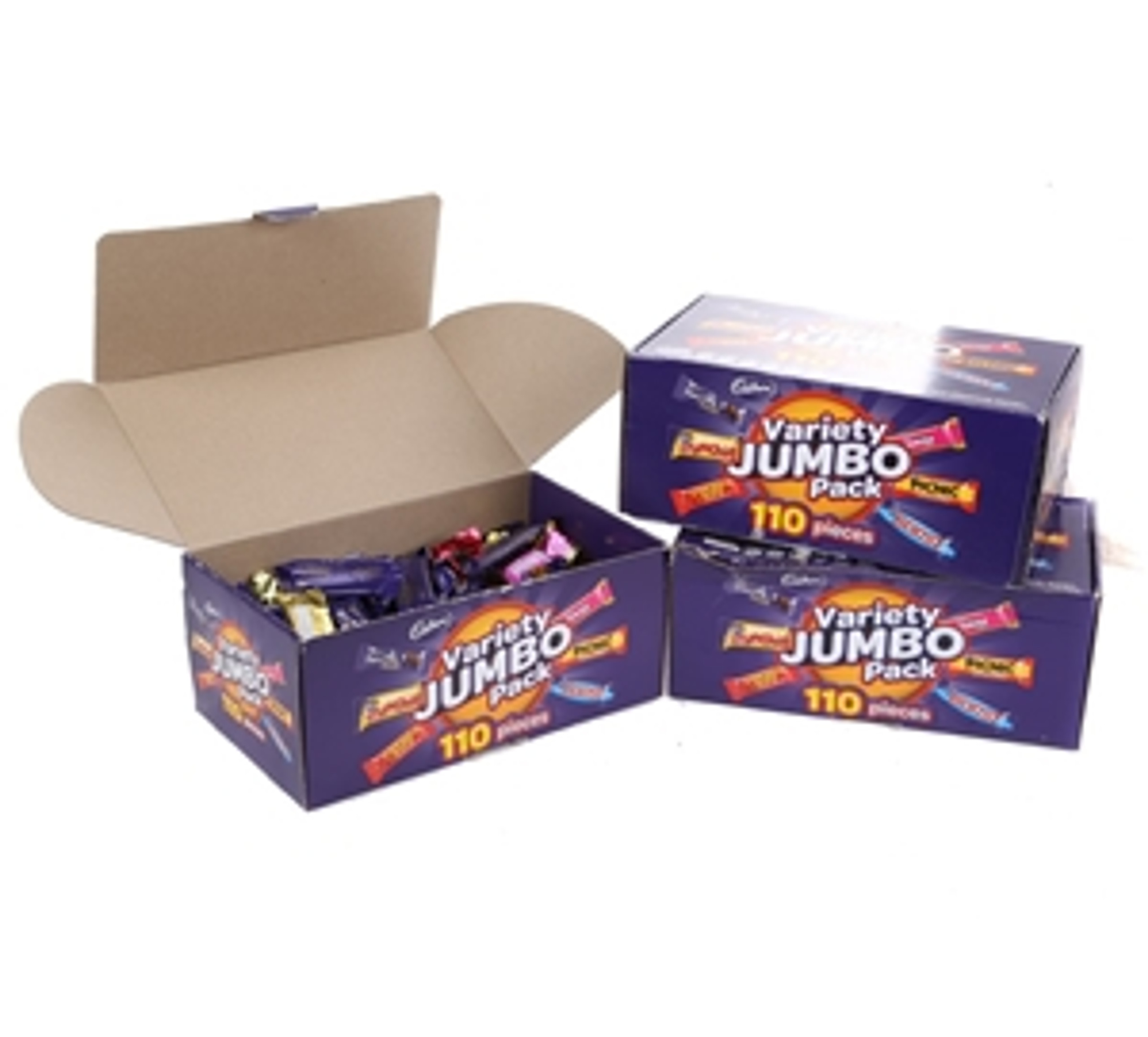 Cadbury Chocolates Variety Jumbo Pack 110 Pieces