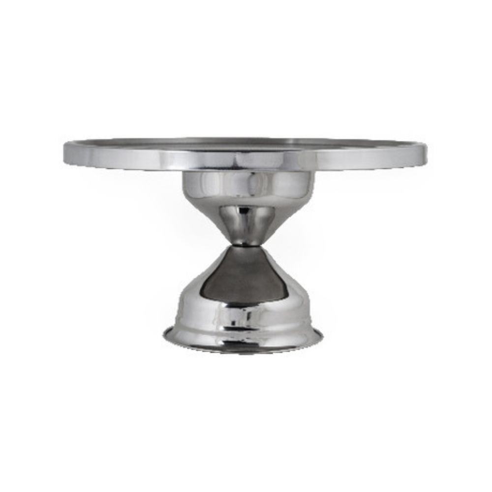 Cake Stand Stainless Steel Low Base 30cm