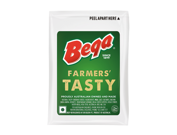 Bega Tasty Cheese Portions 100 Pack | Individually Wrapped