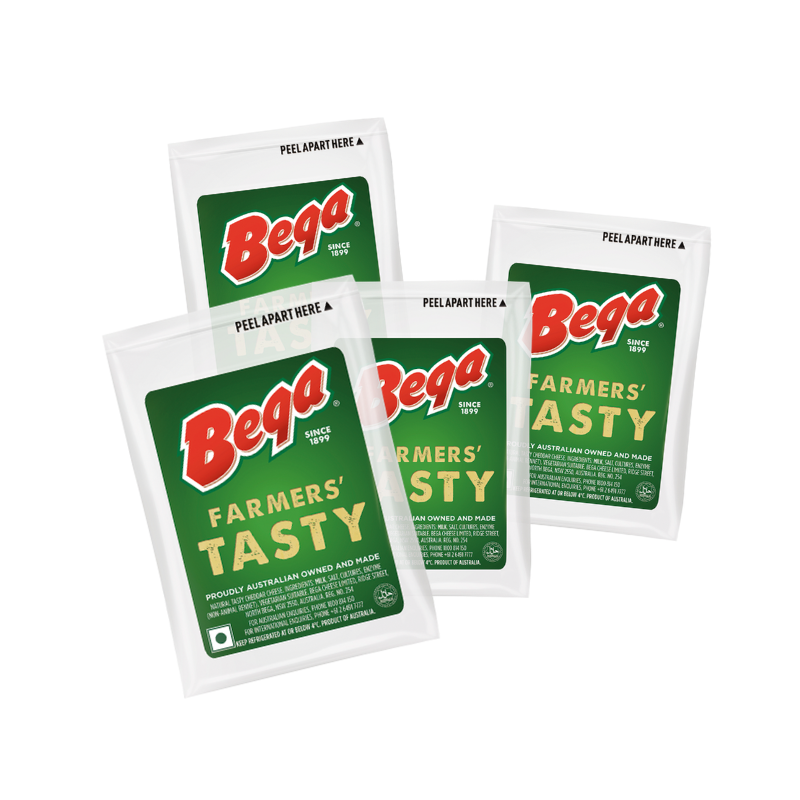Bega Tasty Cheese Portions 100 Pack | Individually Wrapped