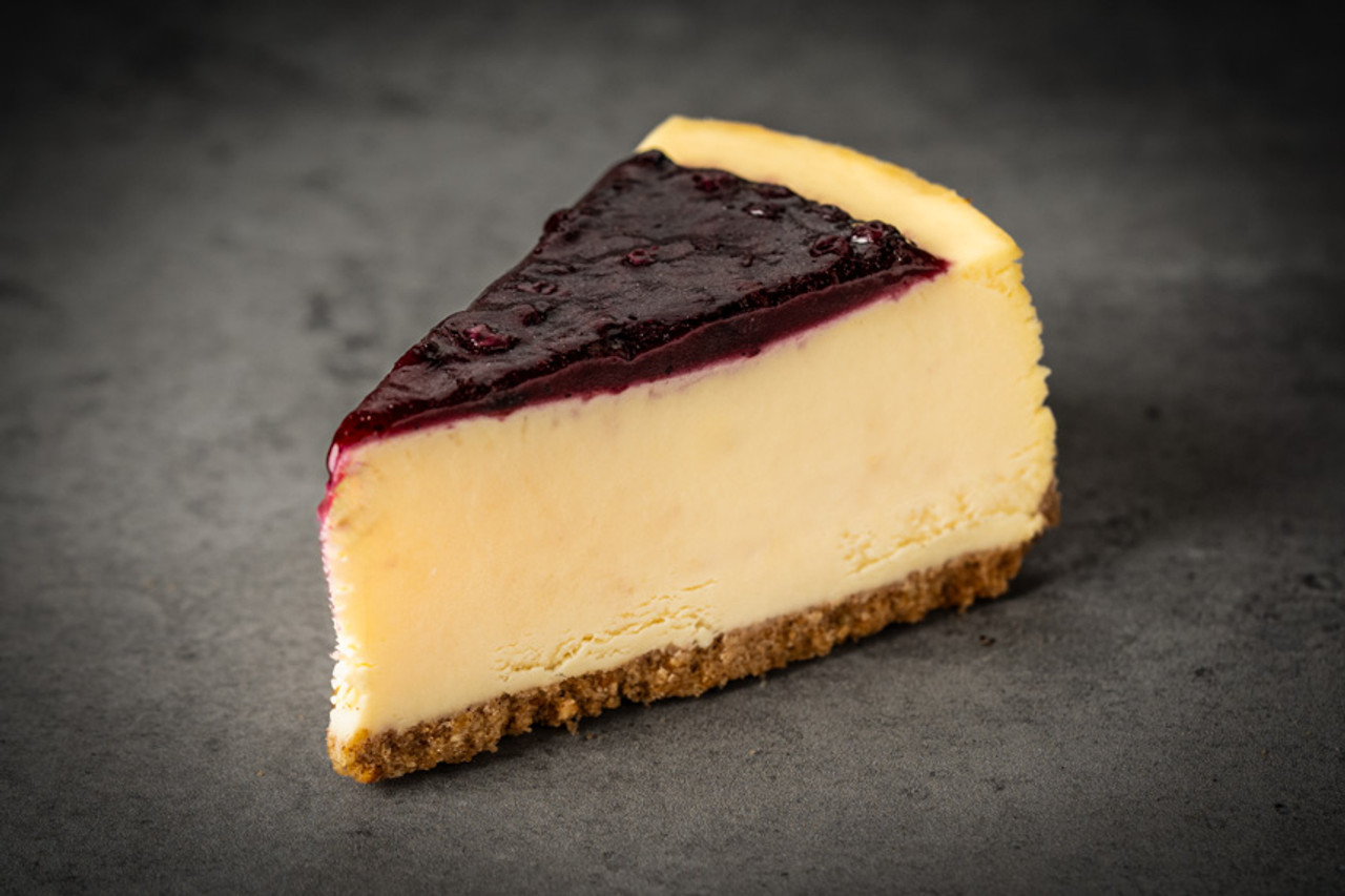 Looma's Pre-Sliced Baked Blueberry Cheesecake - Padstow Food Service ...