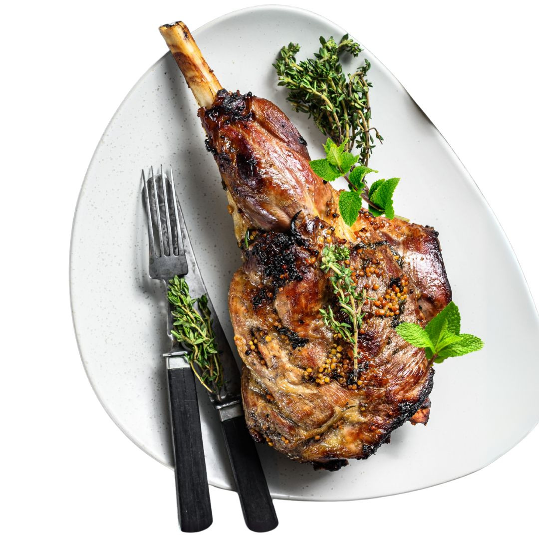 Sous Vide Cooked Lamb Leg Rosemary & Mint Per kg