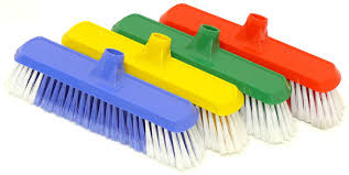 Kitchen Broom Head Red - Padstow Food Service Distributors