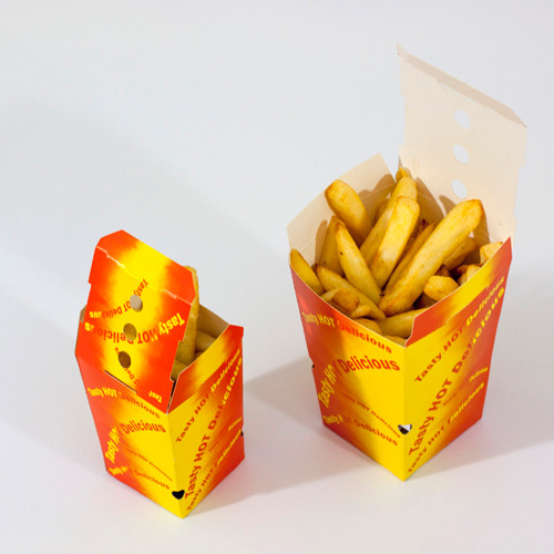 Large 12oz Hot Chip Boxes 50 Pack | Padstow Food Service