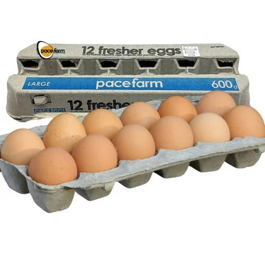Pace Farm Fresher Eggs 600g 1 Dozen - Padstow Food Service Distributors