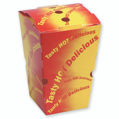 Large 12oz Hot Chip Boxes 50 Pack | Padstow Food Service