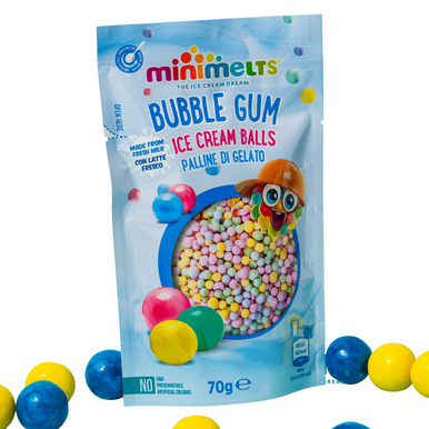 Mini Melts Big Banana Choc Ice Cream Balls 2.4kg