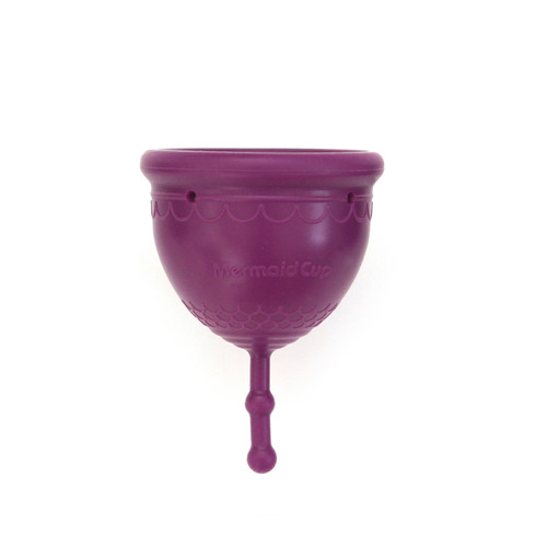 MermaidCup™ Menstrual Cup Pretty Purple for low cervix