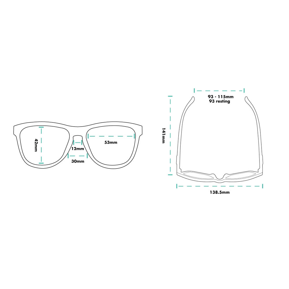Goodr OG's Becky's Bachelorette Bacchanal Sunglasses | SportsShoes.com