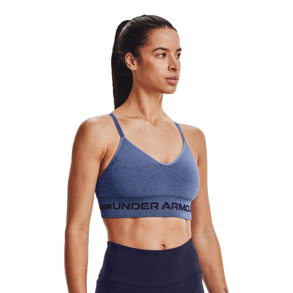 Under Armour Women's Seamless Low Long Heather Sports Bra - SS21 | SportsShoes.com