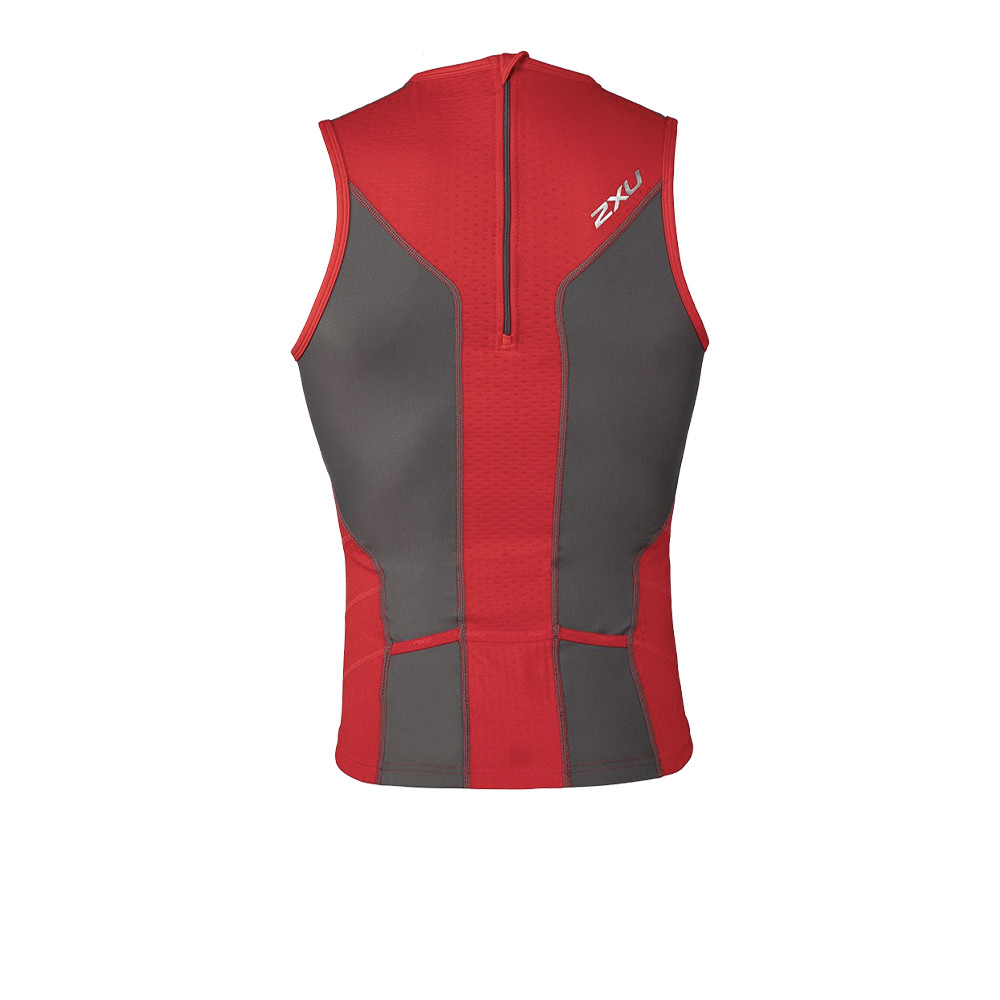 2XU X-Vent Rear Zip Tri Singlet | SportsShoes.com
