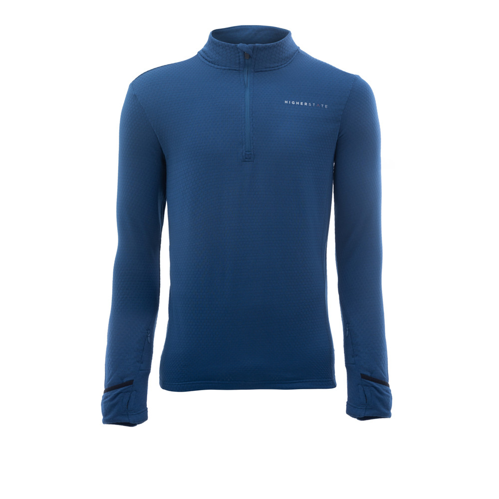 Higher State L/S 1/4 Zip Thermal Grid Top | SportsShoes.com