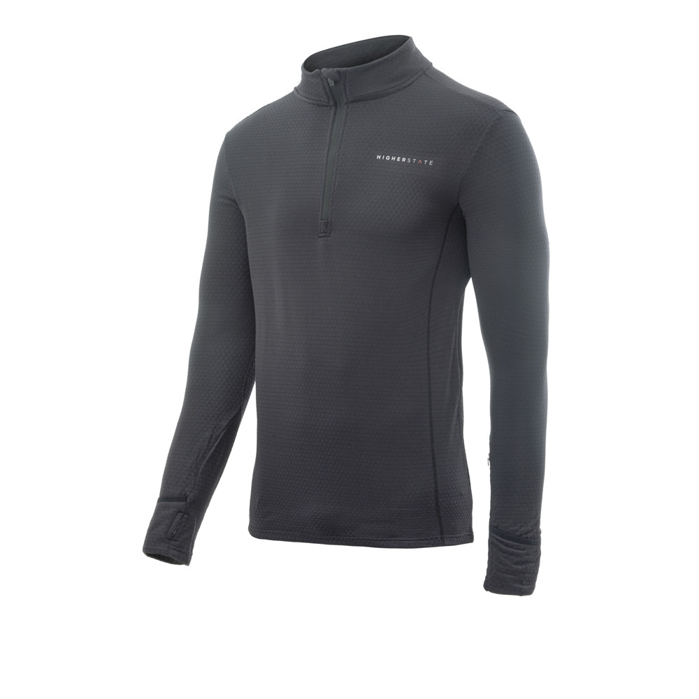 Higher State L/S 1/4 Zip Thermal Grid Top | SportsShoes.com