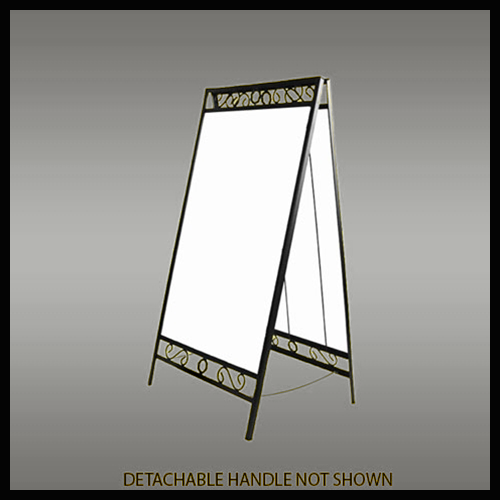 Ornamental A-Frame Sandwich Board Style Frame Kit with 36"H x 24"W ...