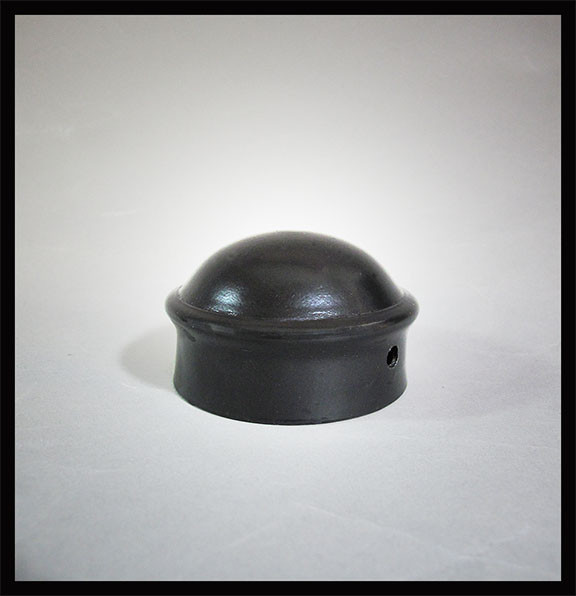 Sign or Street Pole Cap/Finial in Round Dome Style by Metalcraft