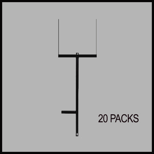 20-Pack Heavy Duty Angle Iron Corrugate Sign Stakes