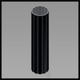 Round Aluminum Poles (Fluted Style)