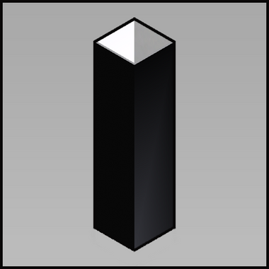 Square Aluminum Posts (Smooth)