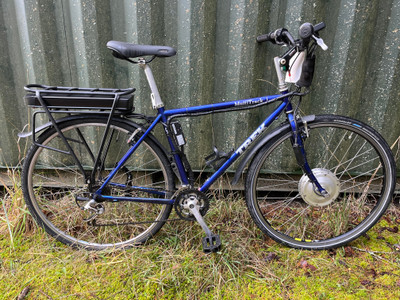 Trek Multi track bike with eZee front motor conversion - Hilleater.ca