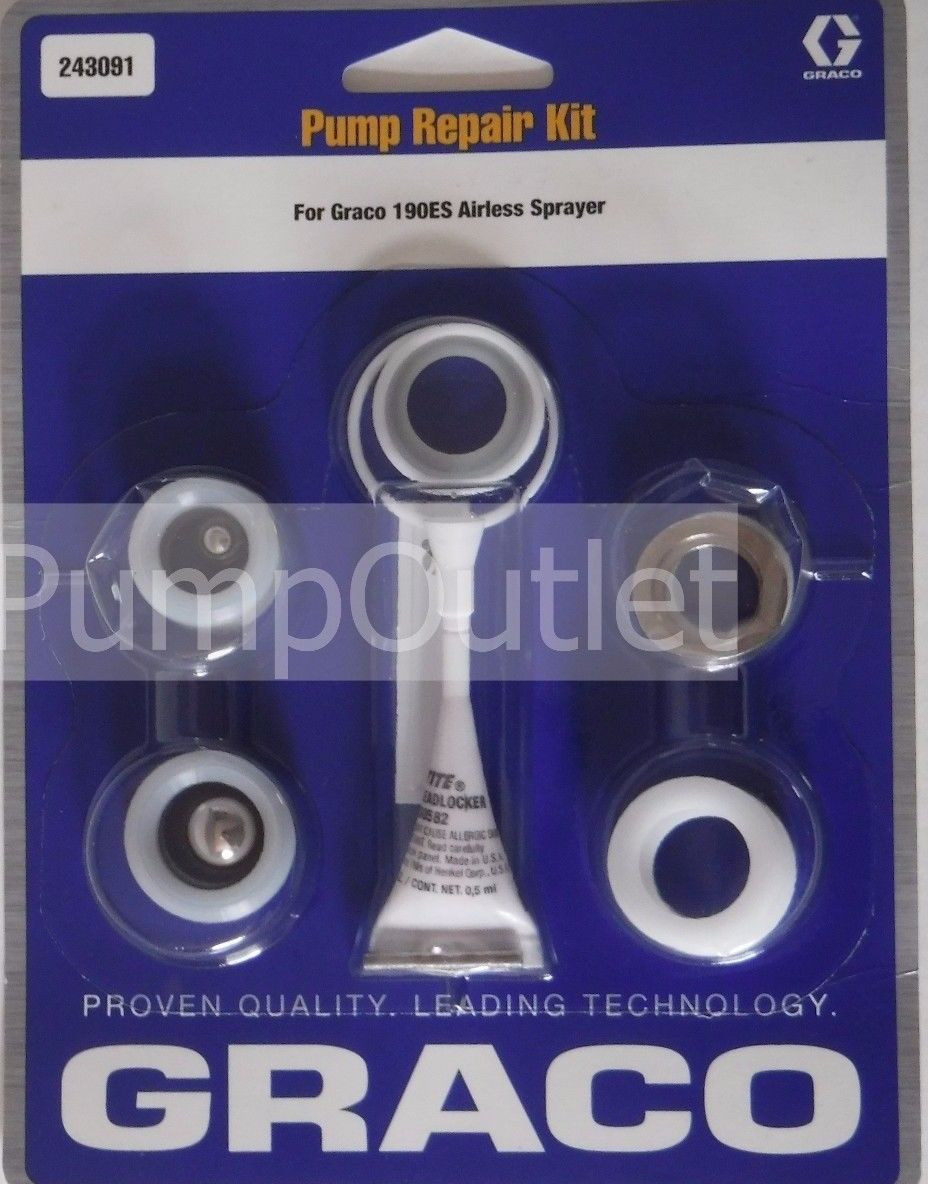 GRACO 243091 PUMP PACKING KIT FOR GRACO 190ES AIRLESS *OEM ...