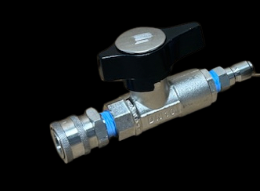 DN10 Ball Valve with SS QCs