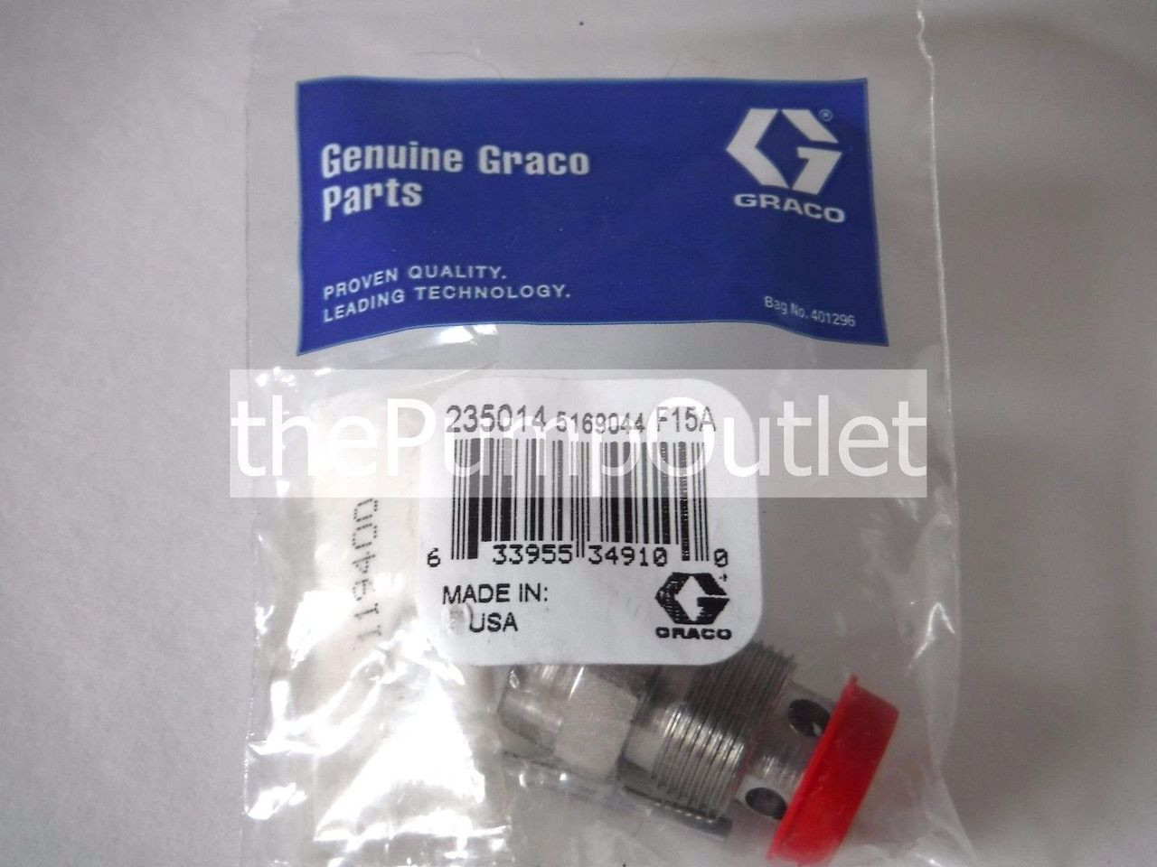 GRACO 235014 PRIME SPRAY VALVE 235-014 Genuine OEM Part - thePumpOutlet.com