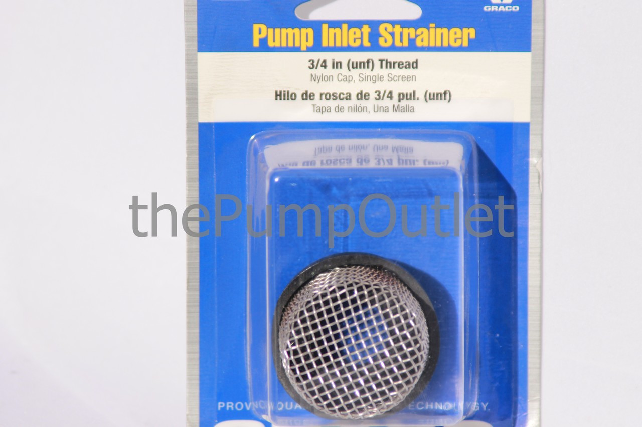 GRACO 235004 Pump Inlet Strainer 3/4" unf Thread * OEM - thePumpOutlet.com