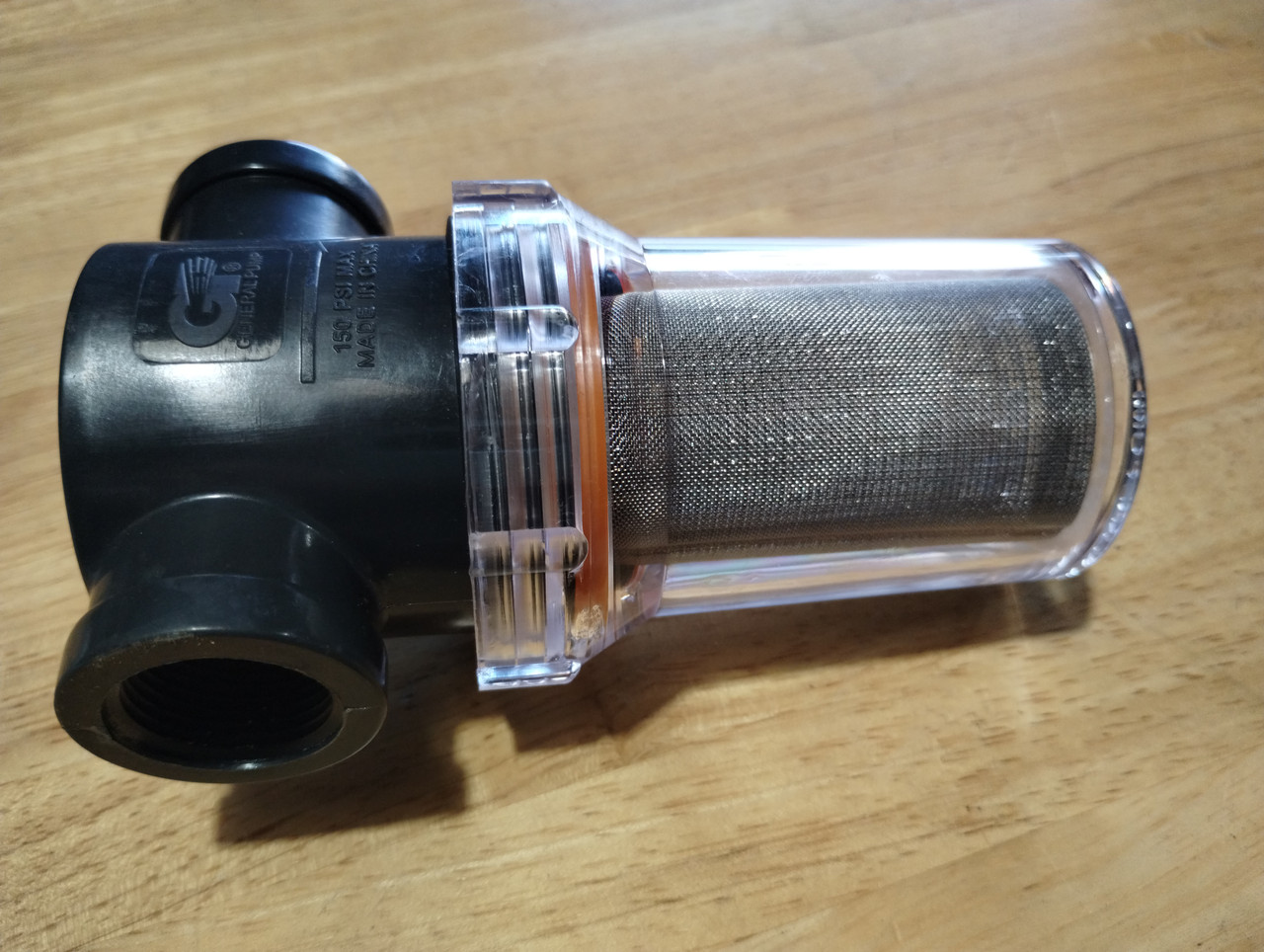 3/4" General Pump Clear Bowl Filter - thePumpOutlet.com