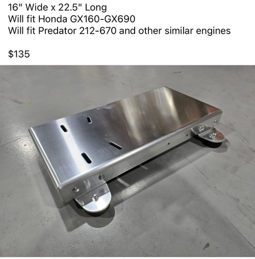 Aluminum Frame Baseplate - thePumpOutlet.com