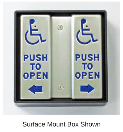 Vestibule Double Switch With Arrows - CareProdx