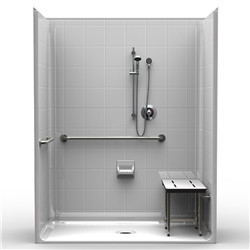 ADA Roll-In Shower Remodeler Model - CareProdx