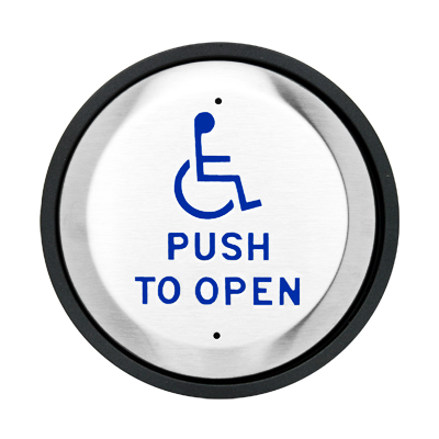 Buy Round Handicap Push Plate Button 6" | CareProdx