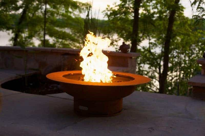 40 Inch Fire Pit SUNJOY 40 Inch Outdoor Fire Pit Black Steel Wood