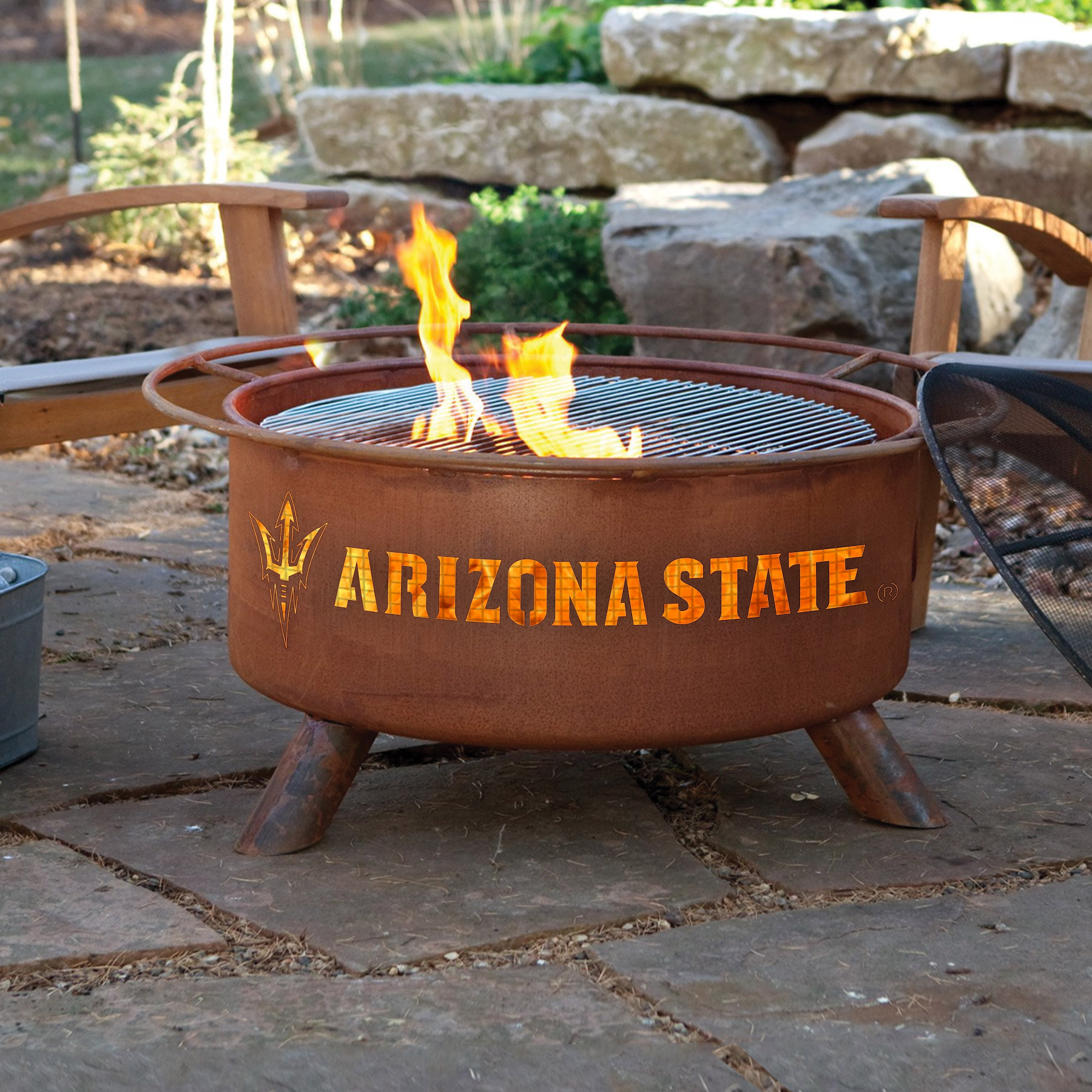 Patina Products - Arizona State ASU College Fire Pit - F213 - The Fire ...