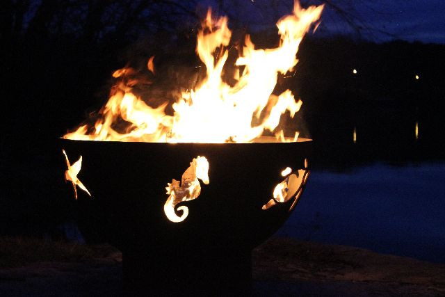 Fire Pit Art Sea Creatures 36" Fire Pit - Sea Creatures - SEA - The ...