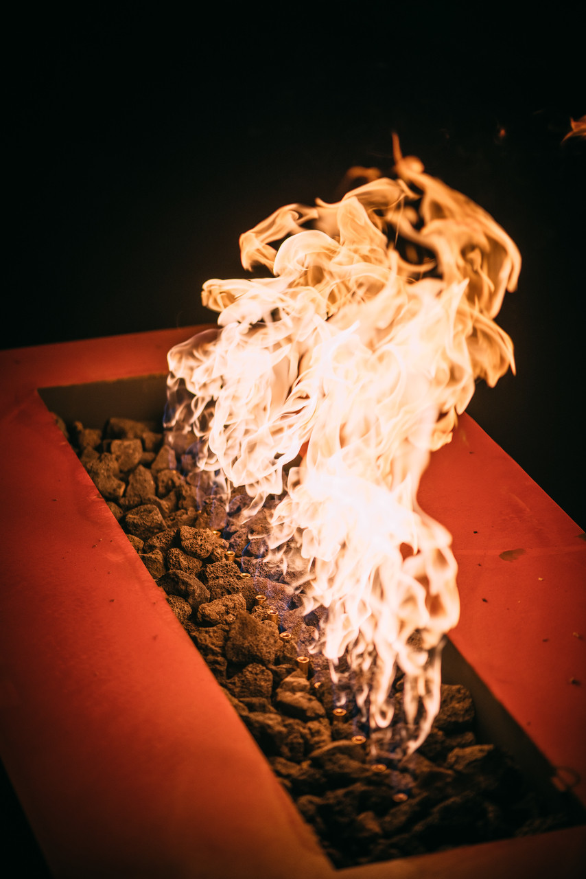 Fire Pit Art Linear 72 inch 250K Natural Gas or Propane Fire Pit - The ...