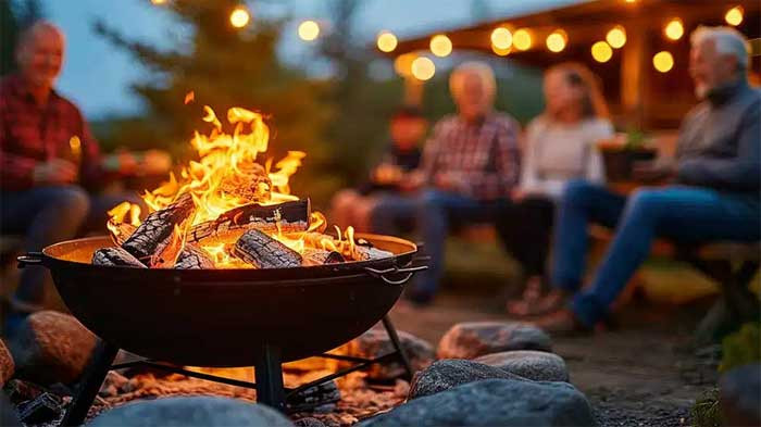 The Proper Gas and Wood Fire Pit Height - The Best Seating Guide for ...
