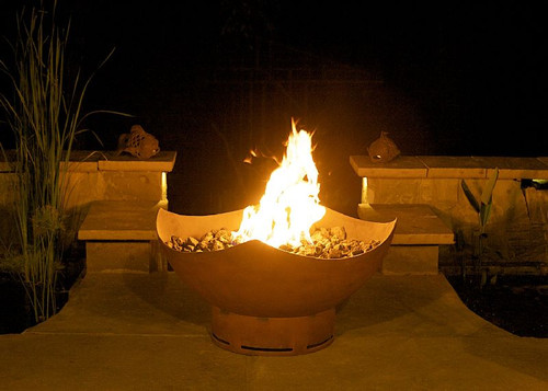 Fire Pit Art Asia 60" Natural Gas or Propane Fire Pit - AS60PITGAS ...