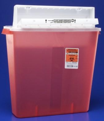 Kendall 8507SA Sharpstar Sharps Container With Counterbalanced Lid 5 ...