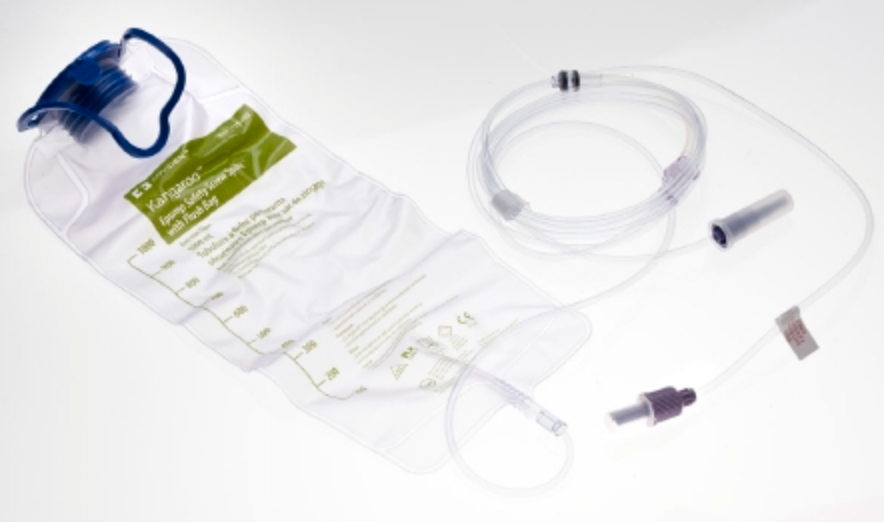 Covidien 775100 Enteral Feeding Pump Spike Set w/ Bag Kangaroo epump ...