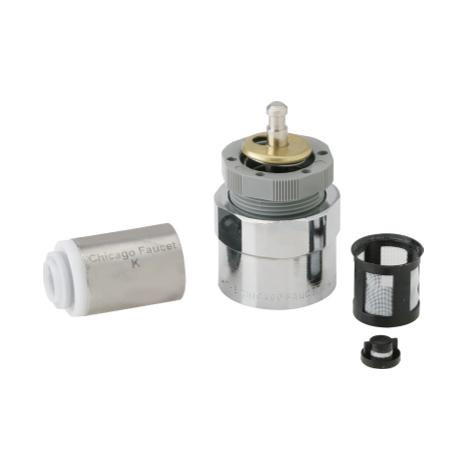 Chicago Faucets 665-RKPABCP 1-3/4" MVP Metering Push Handle Retrofit ...