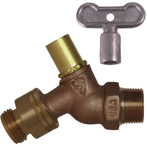 Arrowhead 301LF 1/2" MIP Lead Free Bronze Standard Hose Bib - Quality ...