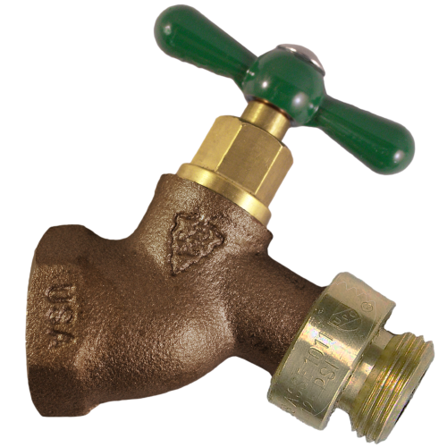 Arrowhead 253LKLF 1/2" FIP Lead Free Bronze No Kink Hose Bib Loose Key ...
