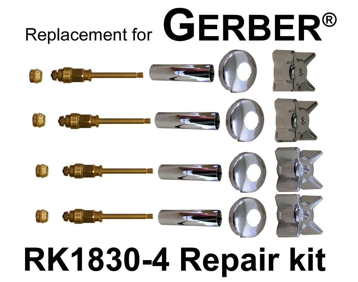 Gerber RK1830-4 4-Valve Shower Rebuild Kit