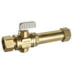 Dahl 521LB-33-33L Mini-Ball Valve 5/8 OD Comp X 5/8 OD Comp Long